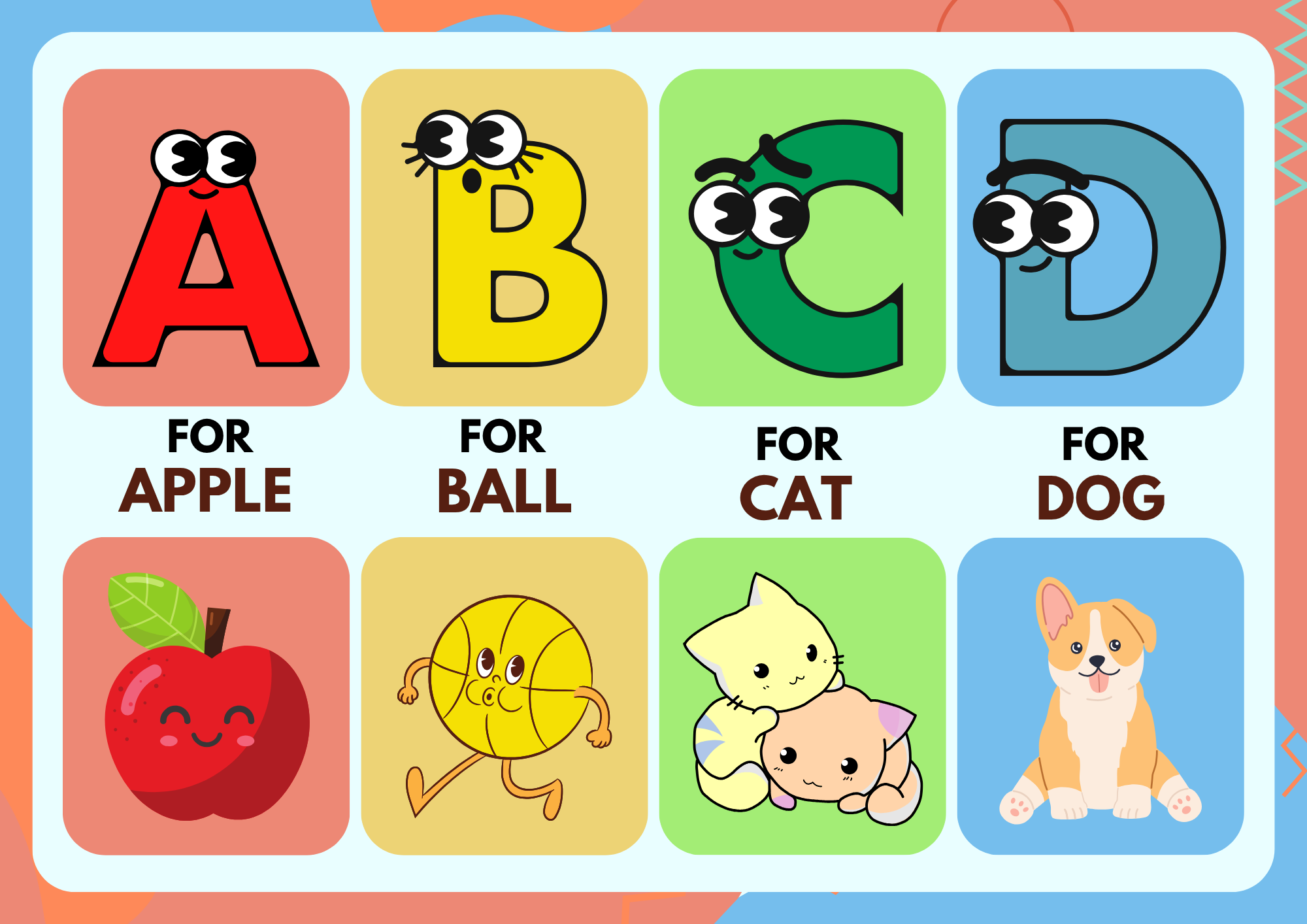 Alphabet Flashcards for Kids - Nikitadigistore.com